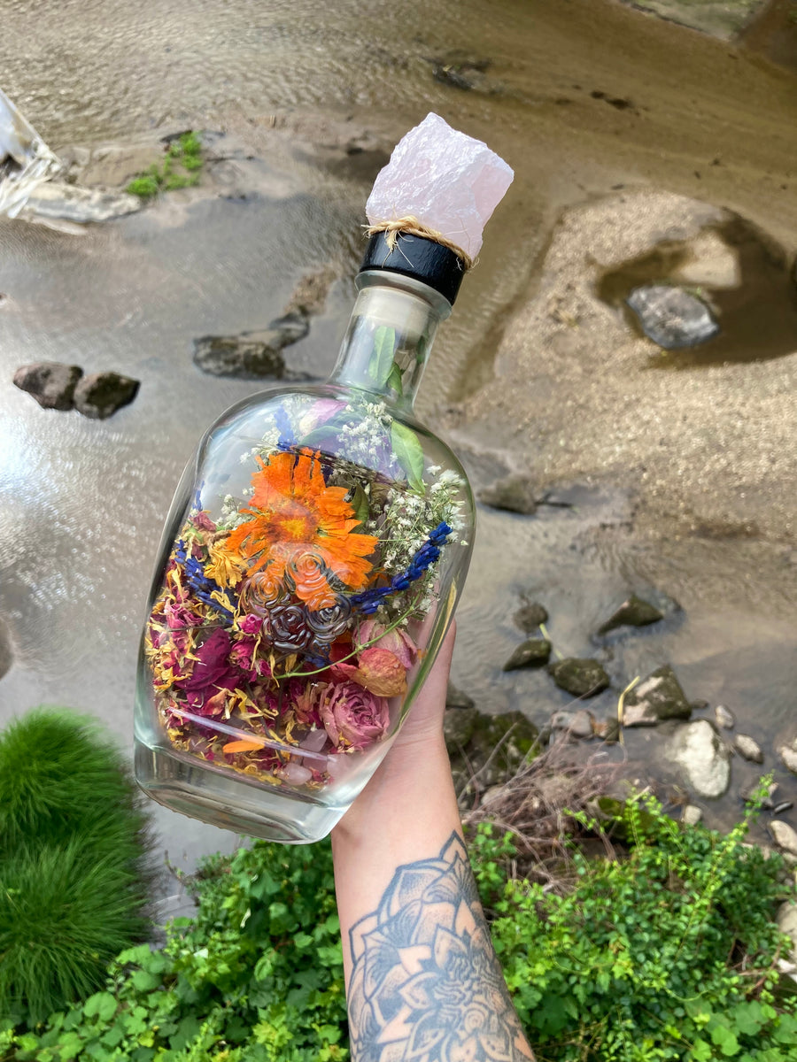 Flower Moon ☆ Spell Bottle – The Mossy Apothecary